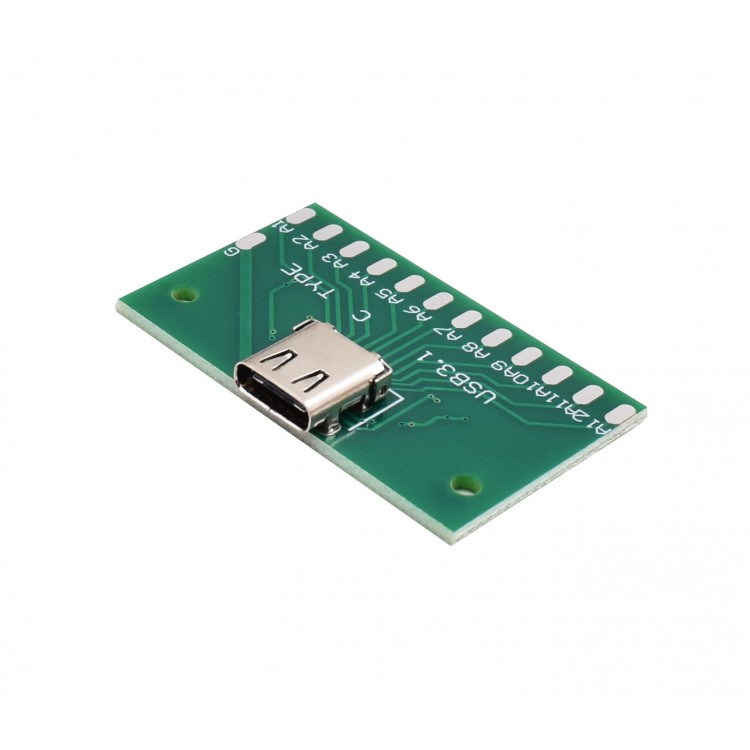 TYPE-C 24Pin Female Testing Points Breakout Board | 102078 | Adapter ...