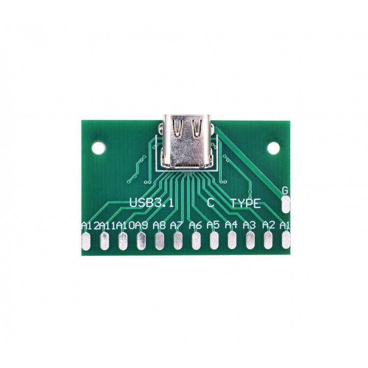 TYPE-C 24Pin Female Testing Points Breakout Board | 102078 | Adapter ...