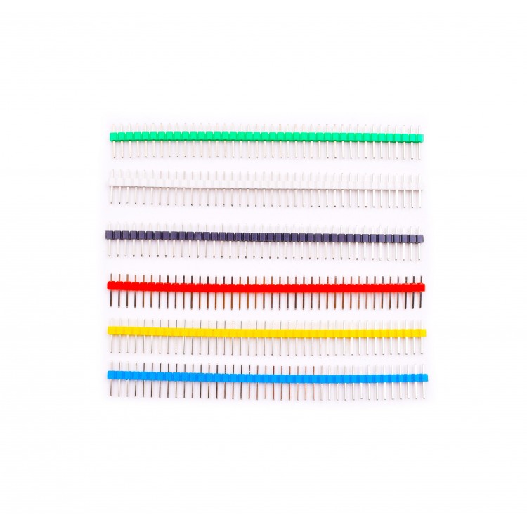 2.54mm Male Pin Header (Mutiple Color) | 102097 | Electronic Components ...