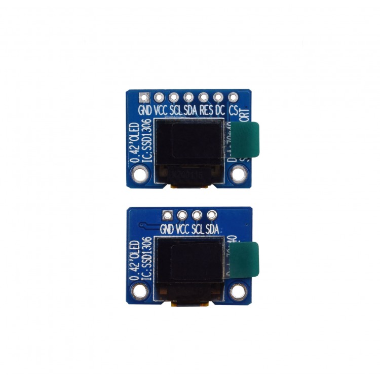 0.42 inch OLED Display Module (72x40, SSD1306, I2C/SPI) | 102122 ...