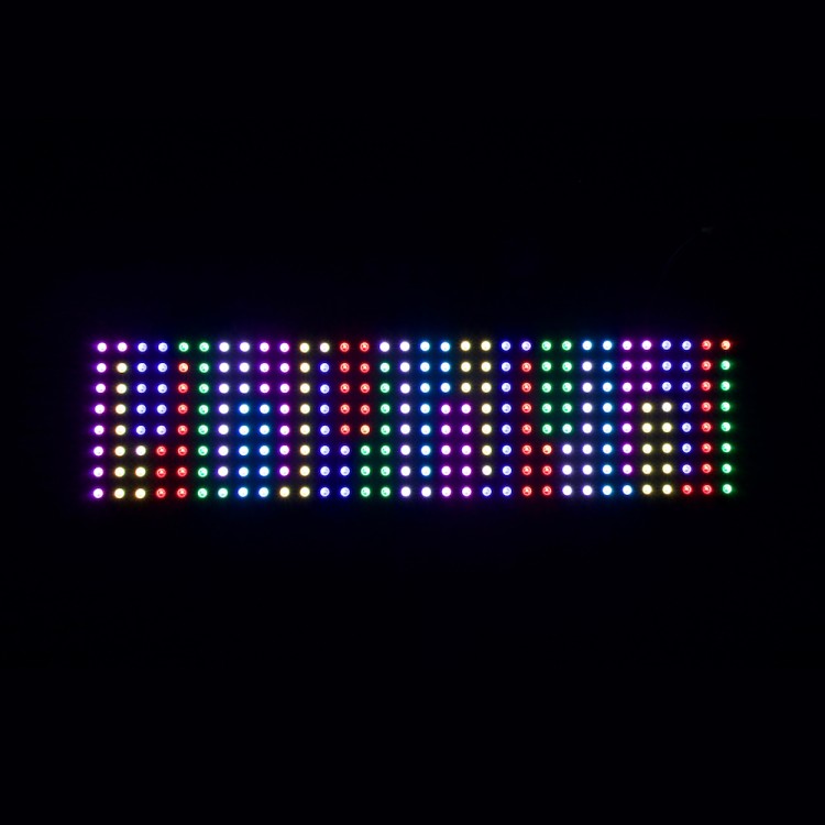 Flexible RGB LED Matrix 8x32 (WS2812B) | 101801 | Other by www.smart ...