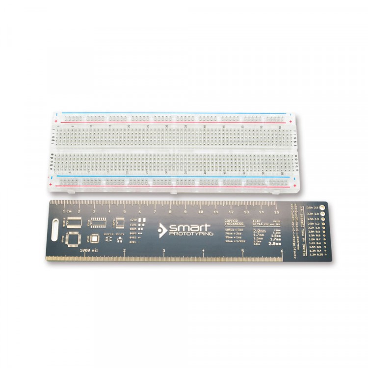 Crystal big Breadboard 830 holes 16.5x5.4cm