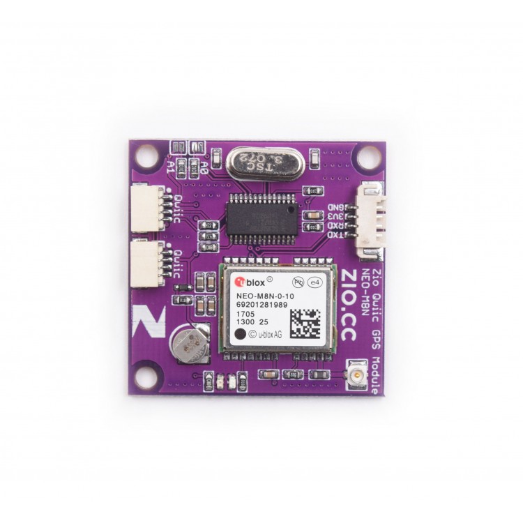 Zio Qwiic GPS Module (U-blox, NEO-M8N-0-10) | 101955 | Wireless & IoT ...