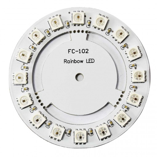 16 bits circular 5050 RGB Full color LED module Running water light ...