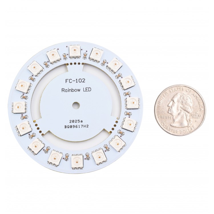 Addressable RGB LED Ring (16 LEDs) | Smart Prototyping