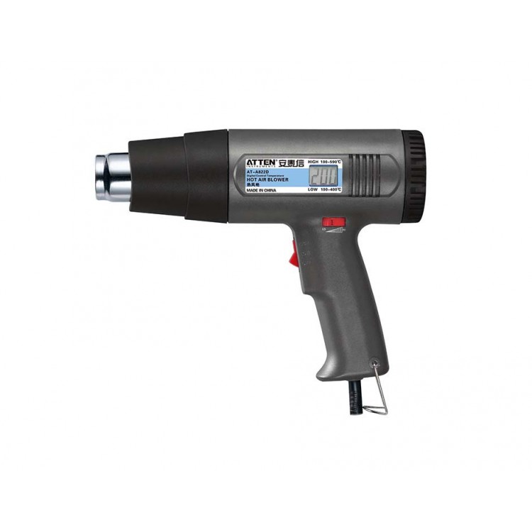 Hot Air Gun (100-160°C, Digital Display, 2 Grades of Air Flow ...