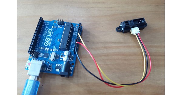 Sharp Distance Measuring Sensor GP2Y0A41SK0F Tutorial