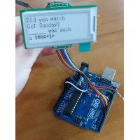 E-Ink Display Module Tutorial Part 1 - Text