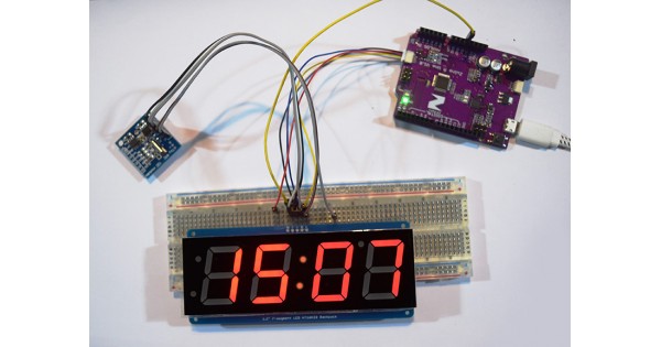 A DIY Clock with All I2C Compatible Components