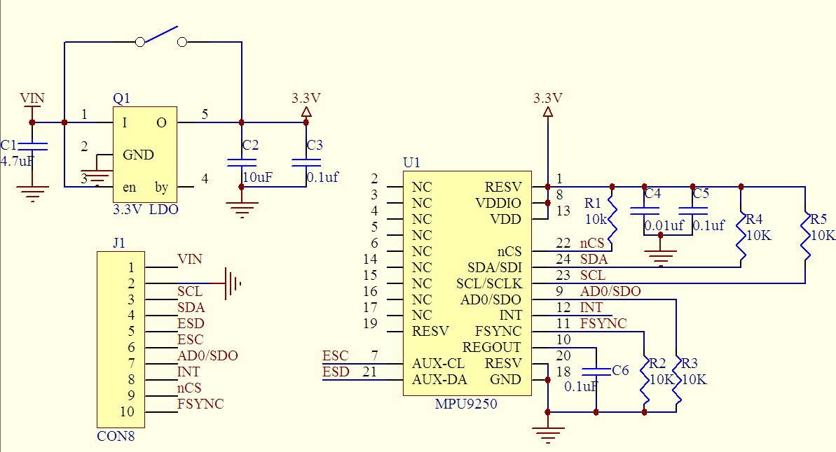 MPU6500 6DOF Sensor Breakout Board | 102060 | Other by www.smart ...