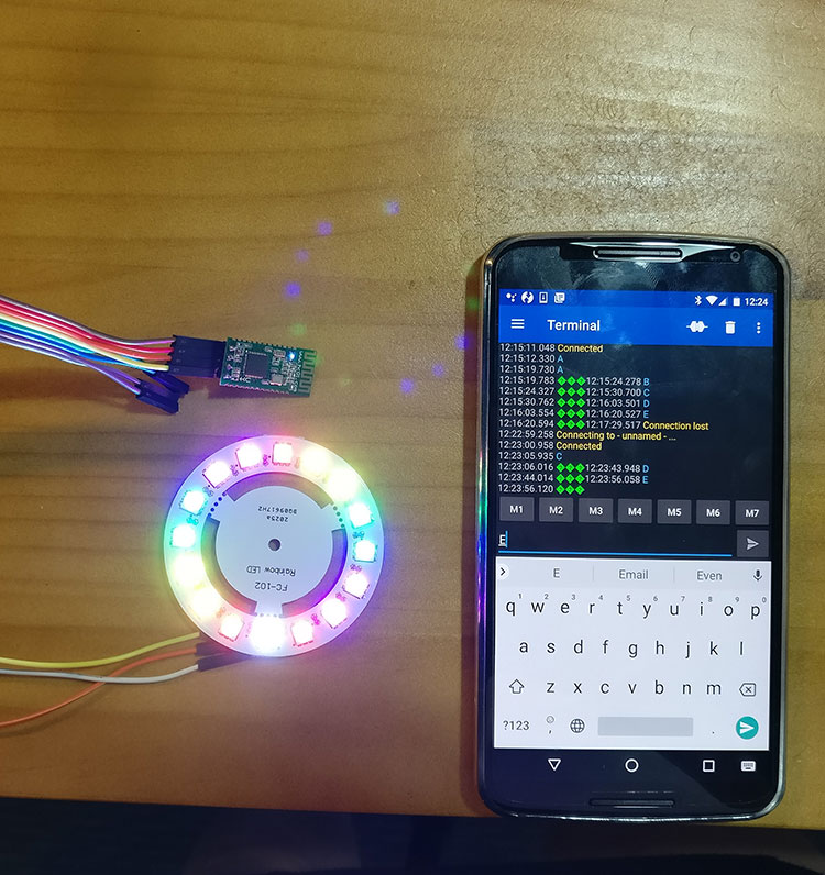 HC-08 BLE and Rainbow LED Tutorial