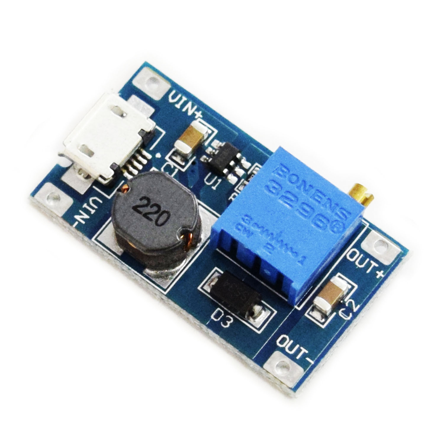 DC-DC step-up module MicroUSB | 10100144 | Other by www.smart ...