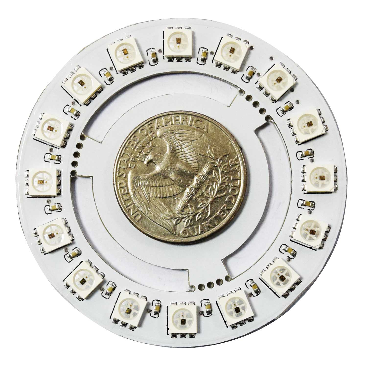 16 bits circular 5050 RGB Full color LED module Running water light ...