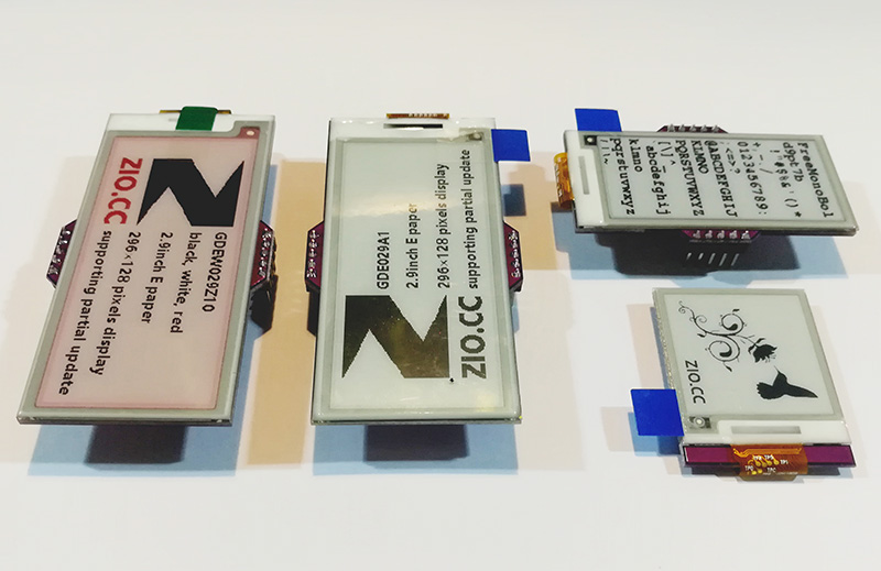 How to Project an Image on the Zio E-Ink Display