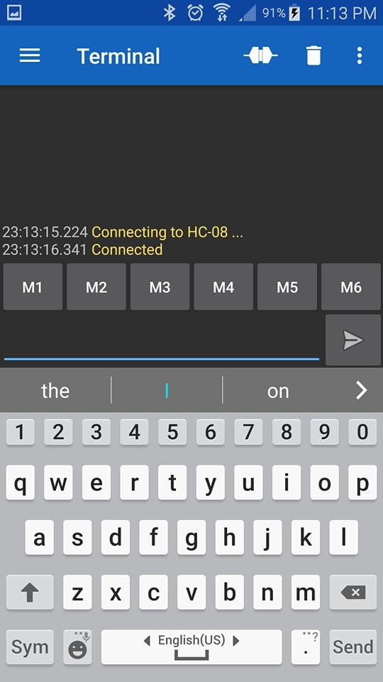 Display Text on an LCD with Bluetooth Using IOS and Android