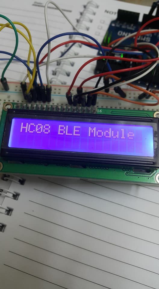 Display Text on an LCD with Bluetooth Using IOS and Android