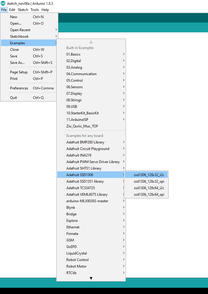 Zio OLED 0.91in Display Qwiic Start Guide