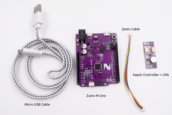Zio Haptic Driver + LRA Motor Qwiic Start Guide
