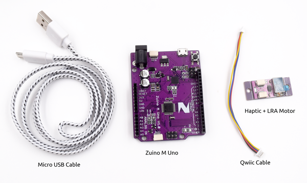 Zio Haptic Driver + LRA Motor Qwiic Start Guide