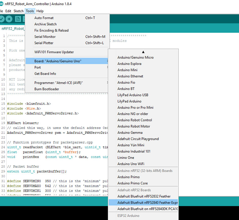 Zio nRF52832 Dev Board Qwiic Guide