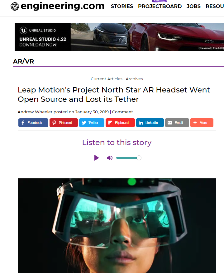 Leap Motion's Project North Star AR Headset Went Open Source ...